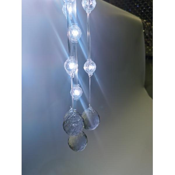 Quality Permanent Holiday Lights 3D Pixel LED String IP67 With 10.4lm Luminous Flux for sale