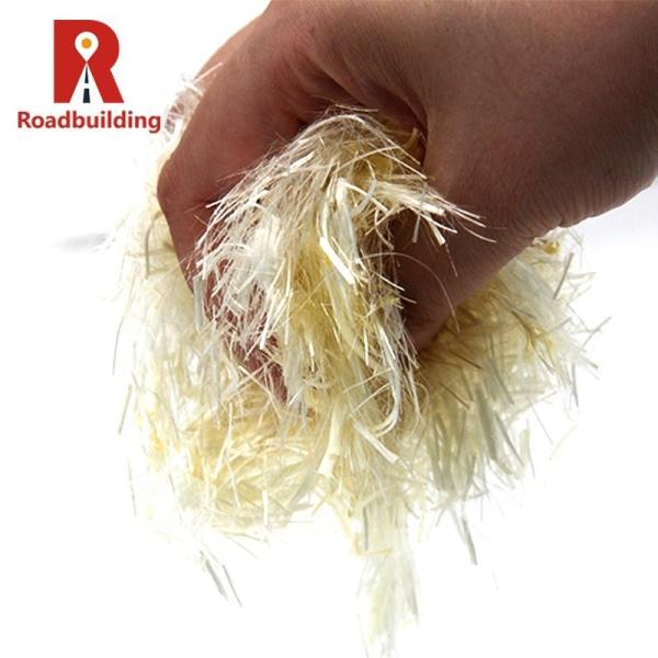 Quality PP Fiber Road Pavement Materials Heat Resistance Stability Cotton Like for sale