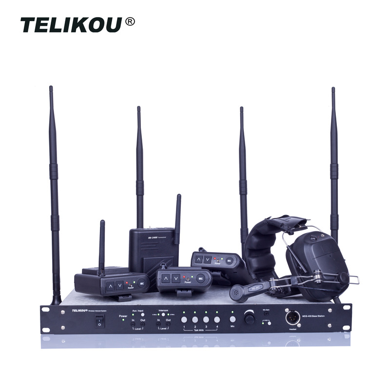 Telikou wireless belt pack for TV station broadcast equipment