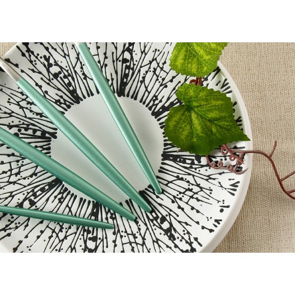 Quality Electroplated 304 Stainless Steel Flatware Set 4pcs for sale