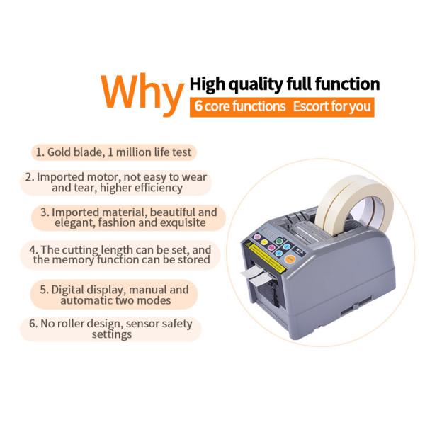 Quality Adhesive Automatic Tape Dispenser 25w 999mm Length Space Saving for sale