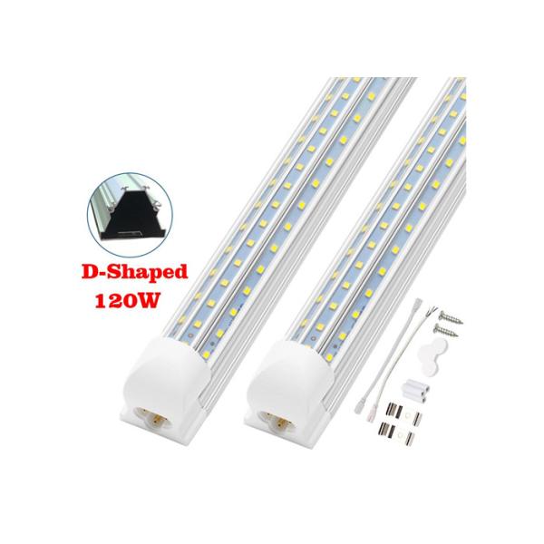 Quality 120W T8 Integrated Led Tube Light 6ft Frosted PC Cover Energy Efficient for sale