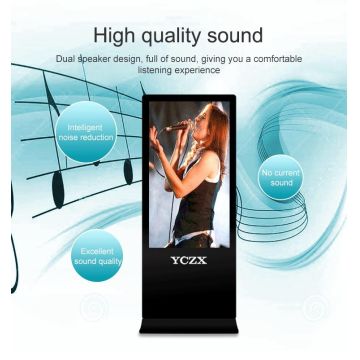 Quality Vertical Touch Screen Kiosk , 43" All In One Digital Advertising Display for sale