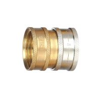 Quality Unvalved Garden Hose Coupler / Swivel Brass Female Coupling For Heavy Duty Service for sale