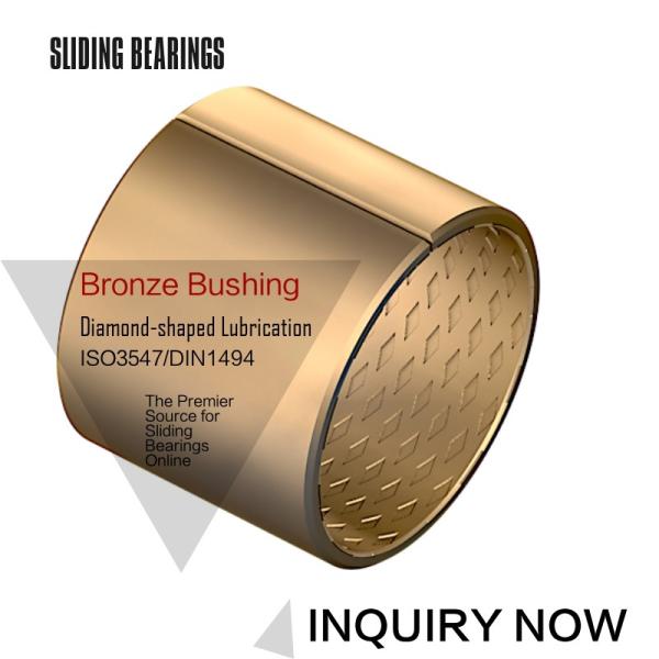 Quality Wrapped Perforated Bronze Bushing CuSn8 Material for sale