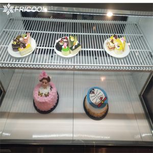 Quality Marble Base Deli Refrigeration Equipment Glass Display Case Refrigerated 12.3 Cu for sale