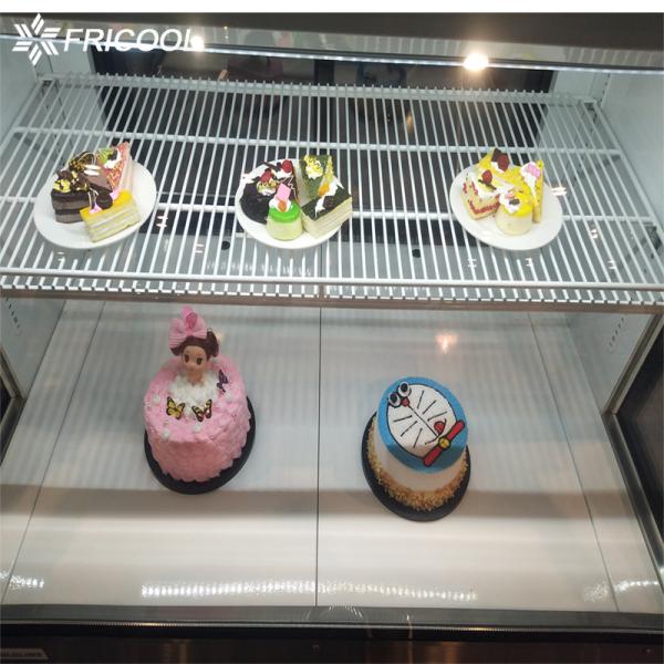 Quality Marble Base Deli Refrigeration Equipment Glass Display Case Refrigerated 12.3 Cu.Ft for sale