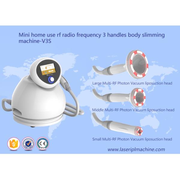 Quality Mini Home Use RF Slimming Machine / 3 Handles Body Slimming Machine for sale