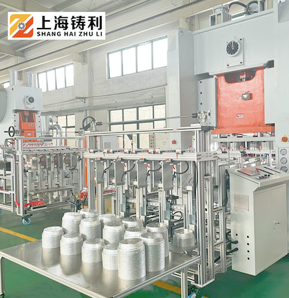 Quality Aluminium Silver Foil Container Machine For Mid East Market for sale