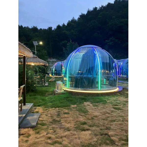 Quality Polycarbonate Dome Tent Modular Prefab PC Crystal Bubble Dome House for sale