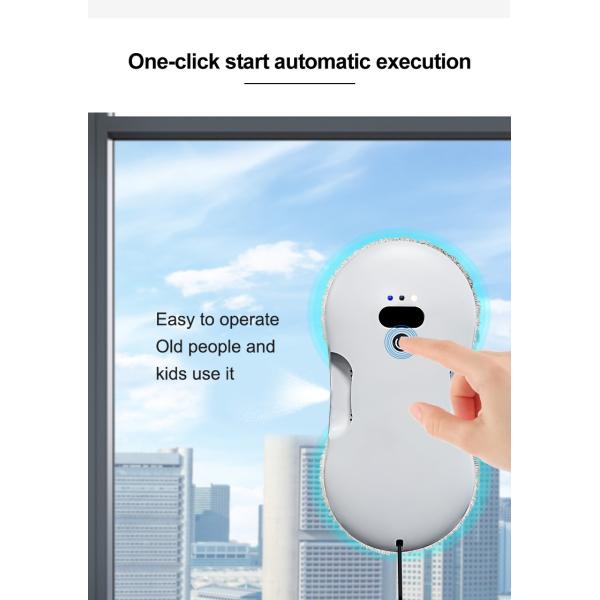 Quality Smart Household Window Cleaning Robot with Automatic Water Spraying and Remote for sale