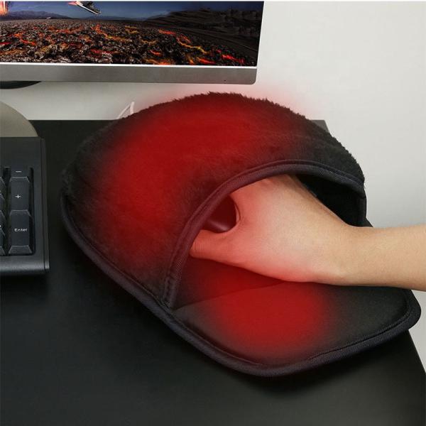 Quality Sheerfond Heated Mouse Hand Warmer 29cm×22cm Size Fast Heating for sale