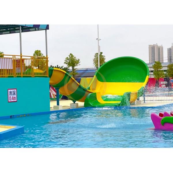 Quality 1.9M Height Boomerango Water Slide Big Splash Boomerango For Kids for sale