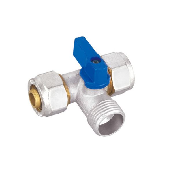 Quality 3/4 Inch Brass Ball Valve Forged Nickel Surface BV1037 for sale