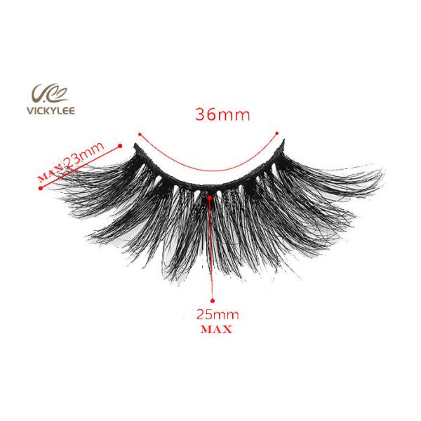 Quality Dramatic Faux Crossed 0.05 23MM 5D Volume Lashes for sale