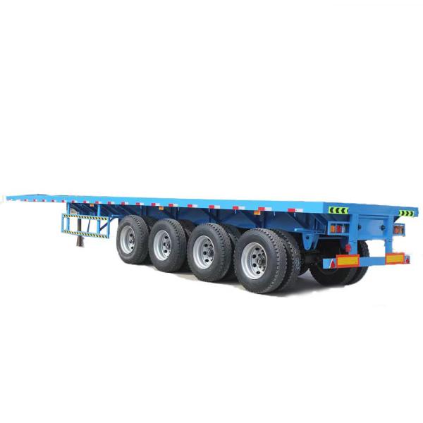 Quality Four Axle Container Flatbed Trailer For High Capacity Cargo Transport for sale