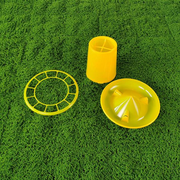 Quality Plastic Poultry Feed Bucket For Poultry Farming 4L 23cm X 29.6cm Capacity for sale