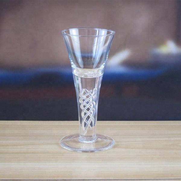 Quality Handmade Decorative Twisted DNA Stem Custom Shot Glasses for sale
