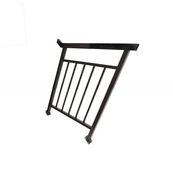 Quality Certified Hot Dip Galvanizing Iron Indoor Veranda Railing Flooring Mounted For Iron Railing for sale