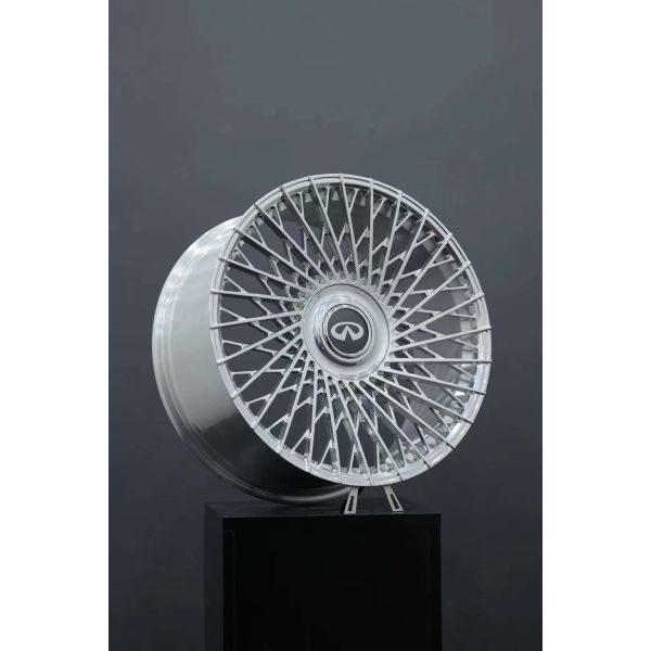 Quality Muiti Spokes 6061-T6 Polished Silver Forged Wheels for sale