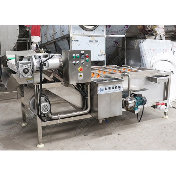 Quality High Pressure Brush Potato Washing Machine , Fruit And Vegetable Cleaner Machine for sale