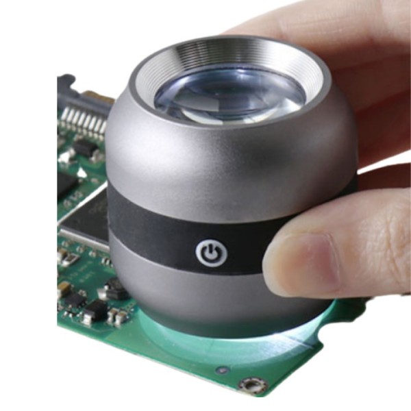 Quality Optical Instruments 10x UV LED Magnifier Handheld Screen Magnifier Detection Tool for sale