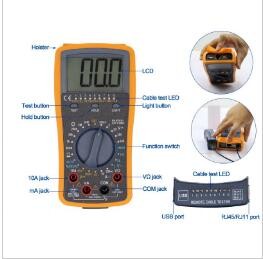 Quality Dt4300A CE Version 200K Multimeter Electrical Tester for sale
