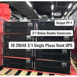 Quality 3/1 Rack Mounted UPS Power Supply 10kVA 15kVA 20kVA for sale
