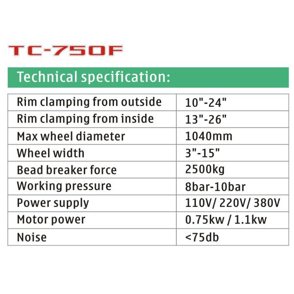 Quality 380volt Fully Automatic Tire Changer Machine Completed Pneumatically for sale