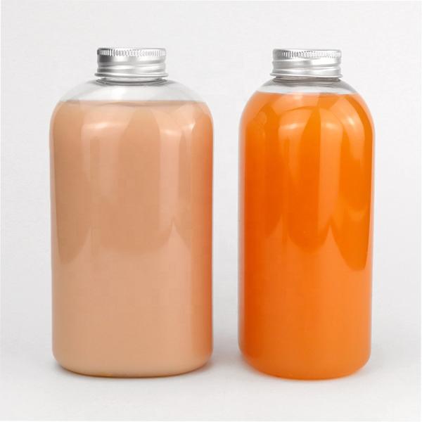 Quality Screen Printing Plastic Beverage Bottles ODM Natural Unique PET Round Bottle for sale