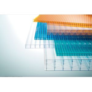 Quality Light Weight Multiwall Polycarbonate Sheet Uv Roof Sheeting 10 Years Guarantee for sale