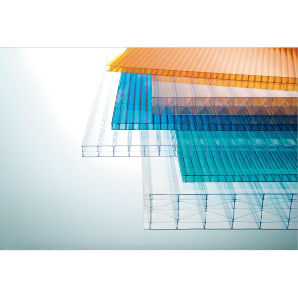 Quality Light Weight Multiwall Polycarbonate Sheet Uv Roof Sheeting 10 Years Guarantee for sale