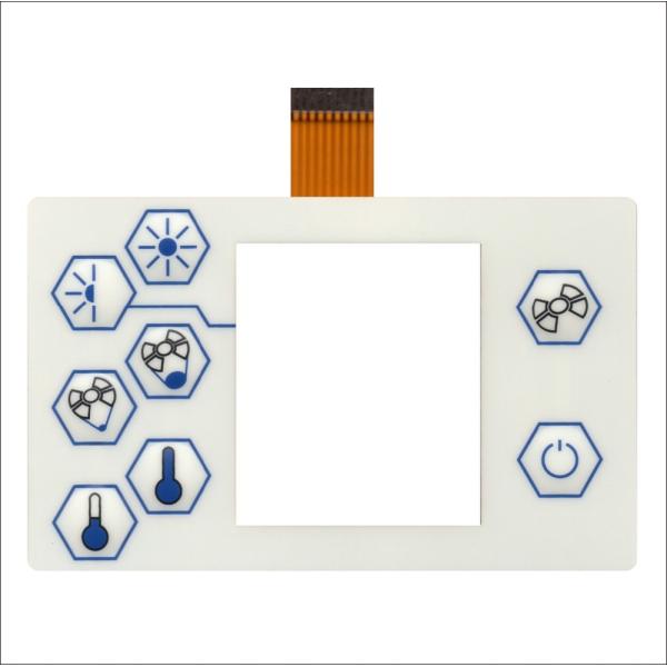 Quality Metal Dome Button Membrane Switch Overlay For Keypads Keyboards for sale