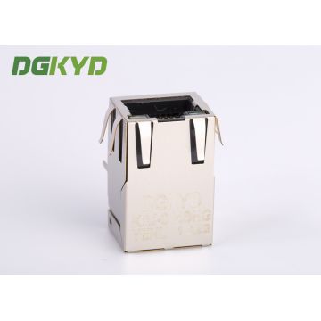 Quality Megabit Female RJ45 PCB Connector Internal Magnetics Surface Mount for sale