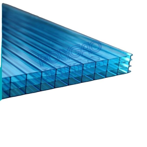 Quality High Quality 100% Virgin Building Plastic Material Transparent 10mm Decorative Honeycomb Hollow Polycarbonate Sheet for sale