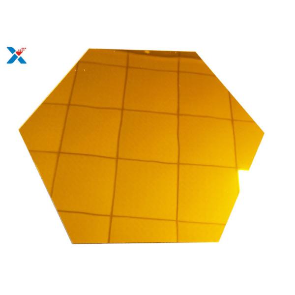 Quality 1mm Gold Acrylic Mirror Sheet Hard Coated Surface Perspex Plate for sale