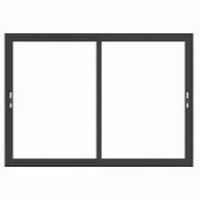 Quality Thermal Break Aluminum Sliding Window with Wind Resistance Heat Insulation and for sale