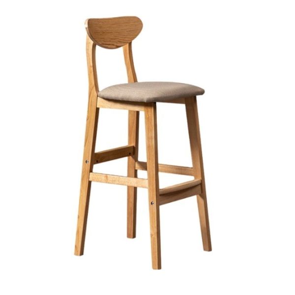 Quality Contemporary Design Style Wooden Bar Chair Stools for High Table in Living Room for sale