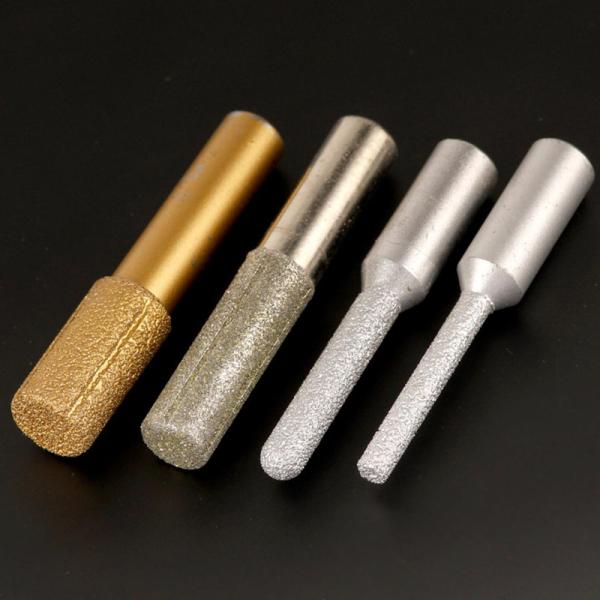 Quality Electroplated Brazed Diamond Tools , Stone Carving Diamond Grinder Drill Bit for sale