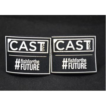 Quality 5 Colorway Printed Iron On Labels Woven Labels With Own Logo for sale