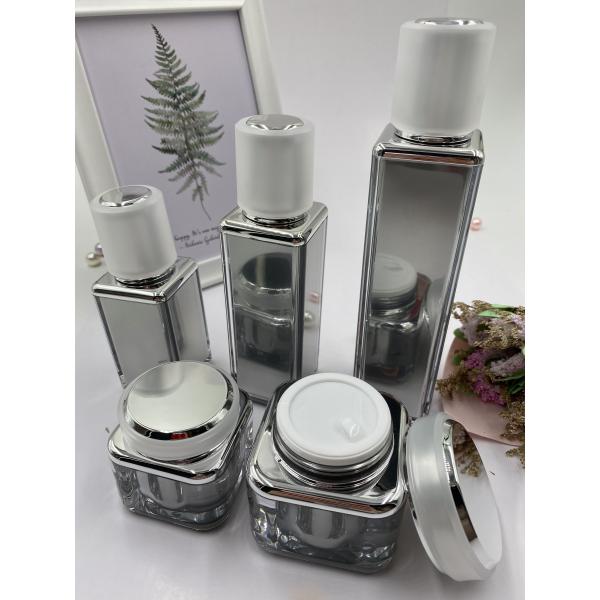 Quality 30ml Bottle Box 100ml Plastic Spray Bottle Square Luxury Bottle Packaging for sale