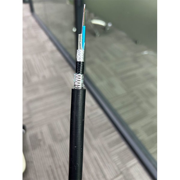 Quality Stranded Loose Tube 12 24 core Underground Fiber Optic Cable for sale