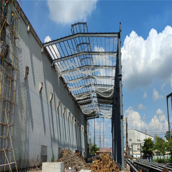 Quality Q235 Prefab Steel Building With EPS Sandwich Panel for sale