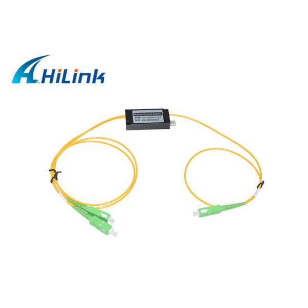 Quality Non Latching 500MW 1550nm 2x2 Bypass Fiber Optic Switch for sale