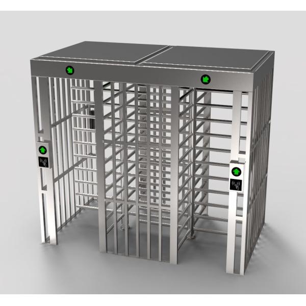 Quality 304 Stainless Steel Turnstile Full Height Construction Turnstiles With Double Lane for sale