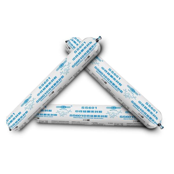 Quality BAIYUN SS601 Construction Silicone Sealant General Glazing Sealant for sale