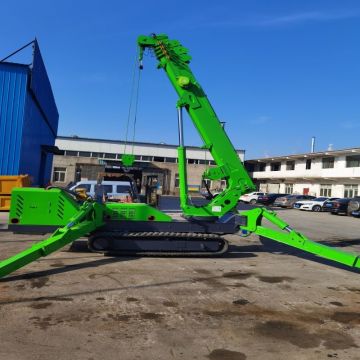 Quality 5ton EPA engine Spider Crawler Crane With Hydraulic Telescopic Outrigger for sale