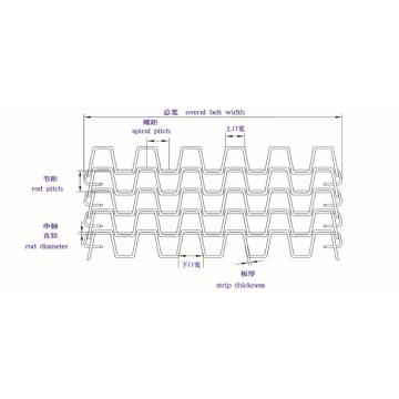Quality Customized Stainless Steel Flat Wire Mesh Belt For Conveying Products for sale