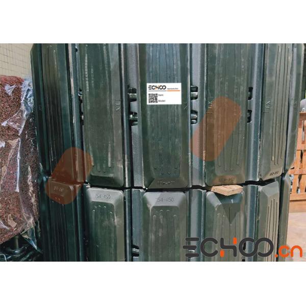 Quality High Strength Hitachi EX70 Mini Excavator Tracks With Black Rubber Pads for sale