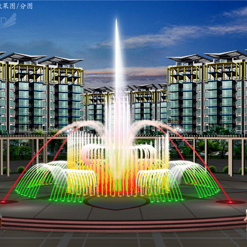 Quality Large Water Dancing Program Control System Dancing Water Fountains for sale
